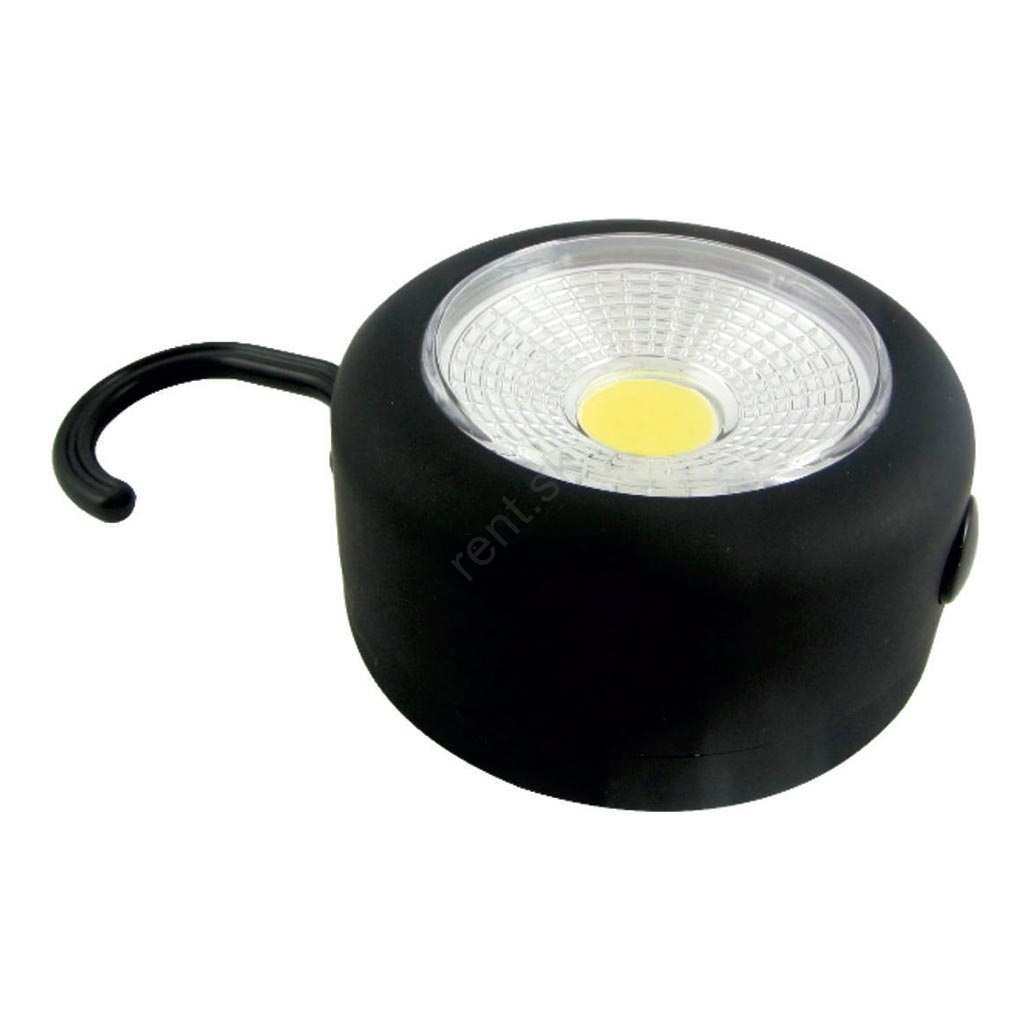 LED Baterka s háčikom a magnetom LED/3W/3xAAA | rent.sk