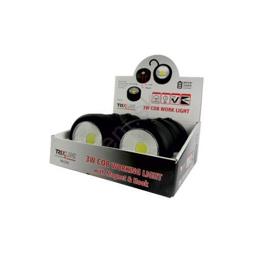 LED Baterka s háčikom a magnetom LED/3W/3xAAA | rent.sk