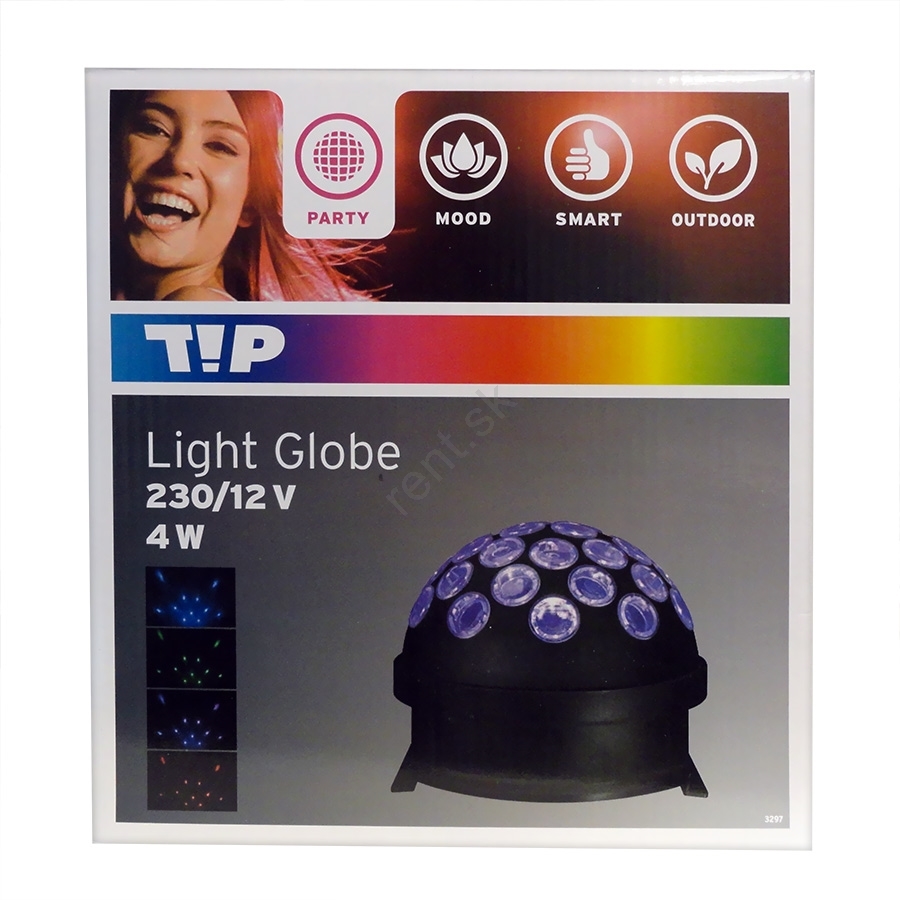 Paulmann 3297 - LED RGB disko guľa LED/4W/230/12V | rent.sk