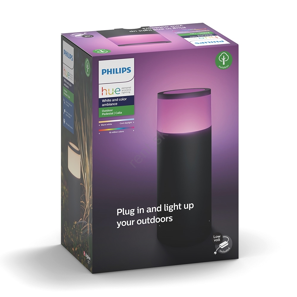 Philips 17423/30/P7 - LED RGB Vonkajšia lampa Hue CALLA LED-RGB/8W/230V ...