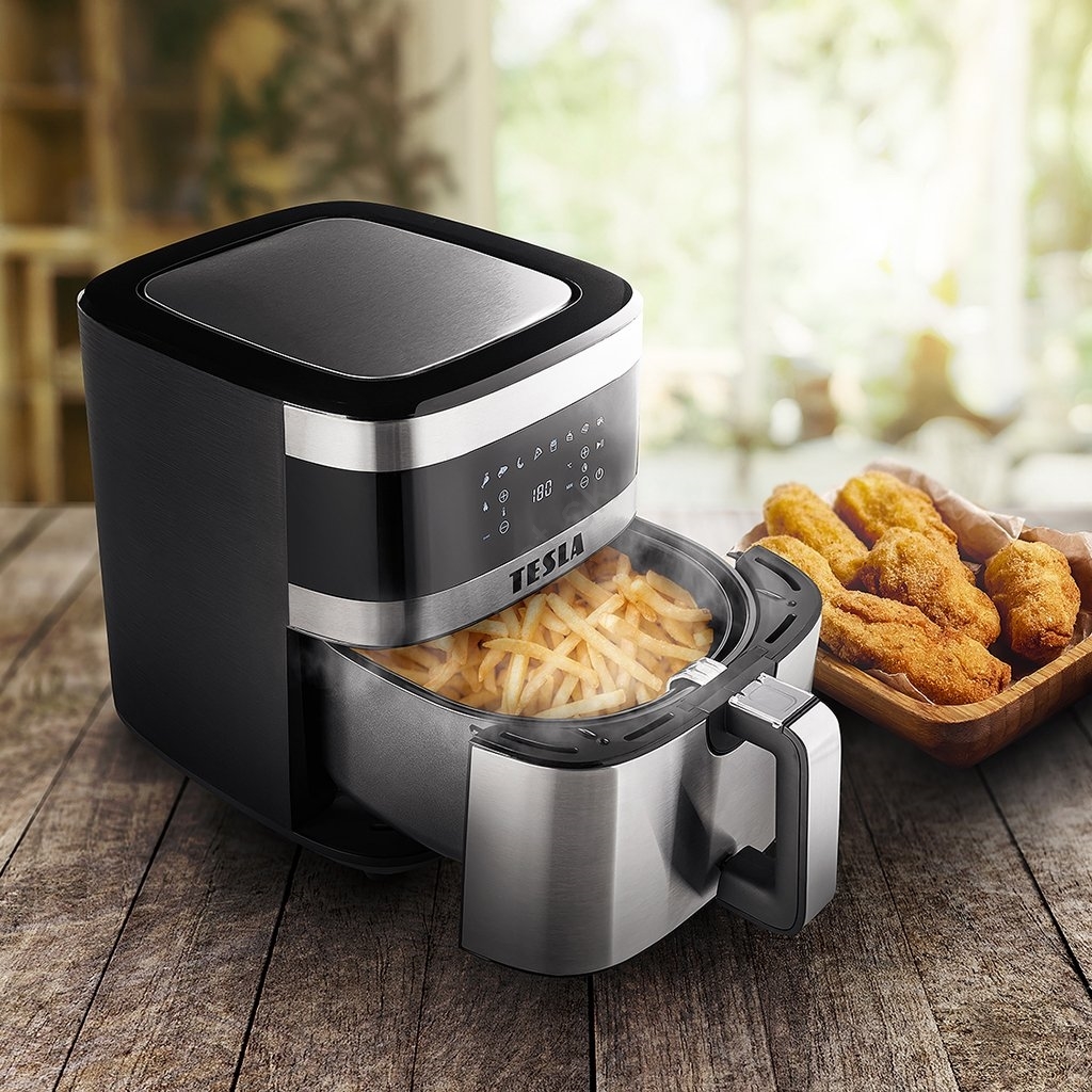 TESLA Electronics AirCook - Multifunkčná dig. teplovzdušná fritéza 6 l ...
